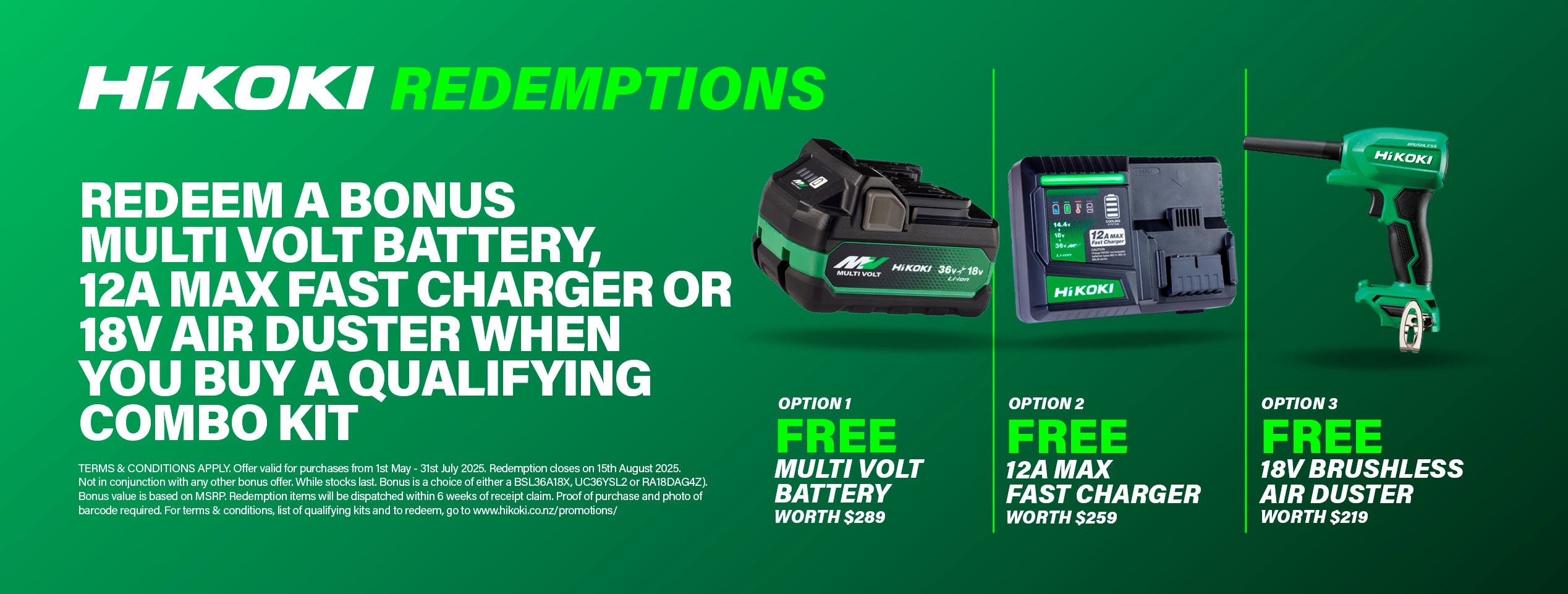 Hikoki 18V/36V 10 Tool Combo Kit