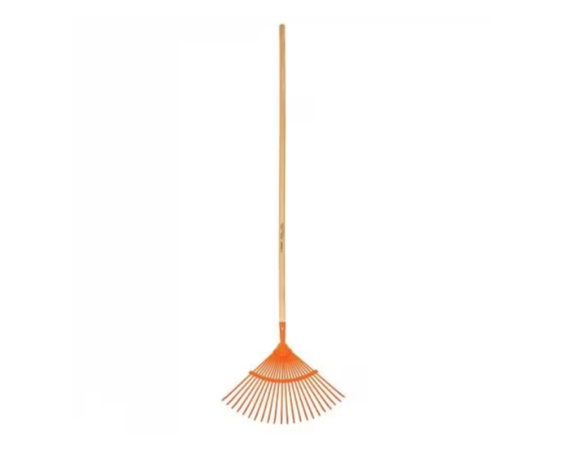 Truper Leaf Rake Metal Head 22 Tyne with 1.2m Handle