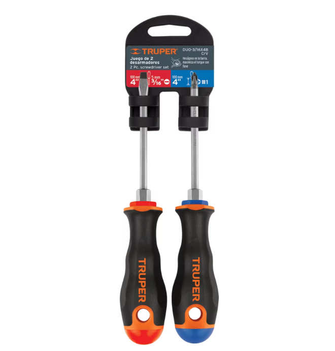 Truper Screwdriver Set 2-pce 19623