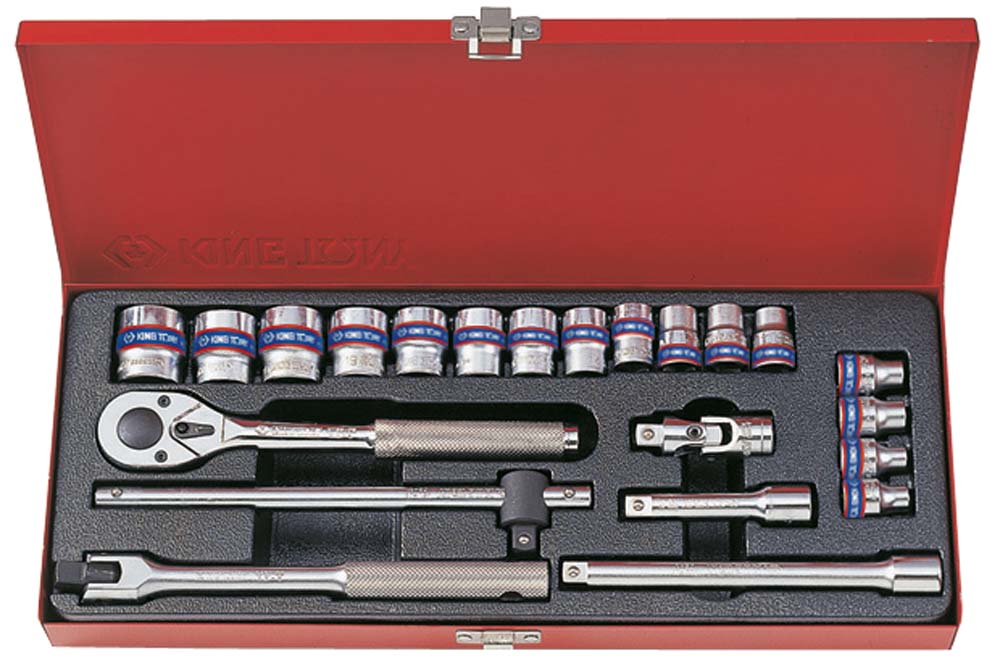 King Tony 22Pc 3/8Dr Socket Set 6-22mm