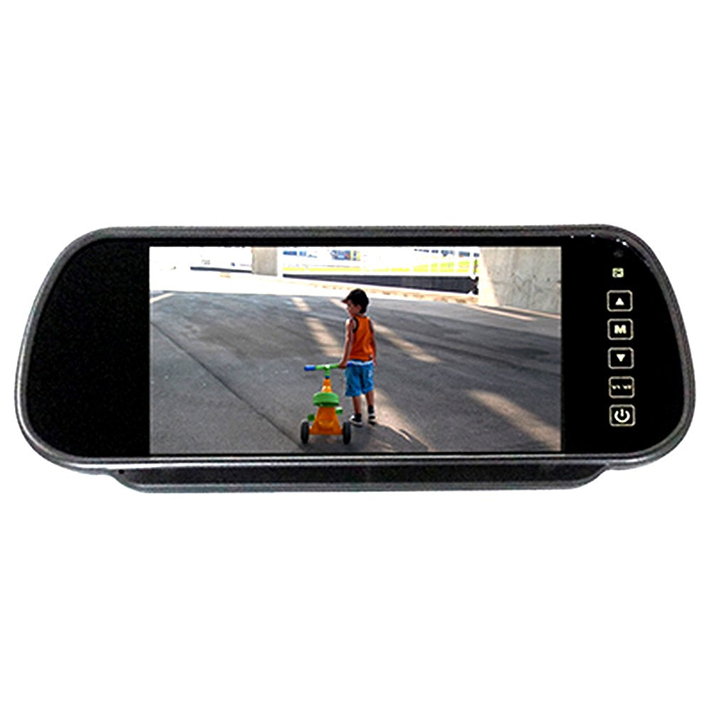 Rm70M 7in Clip On Rear View Mirror Rca Lcd Monitor