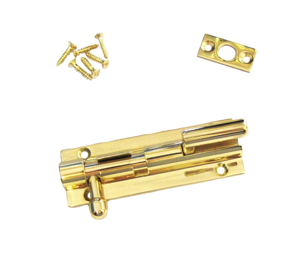 Barrelbolt Necked 75mm Brass