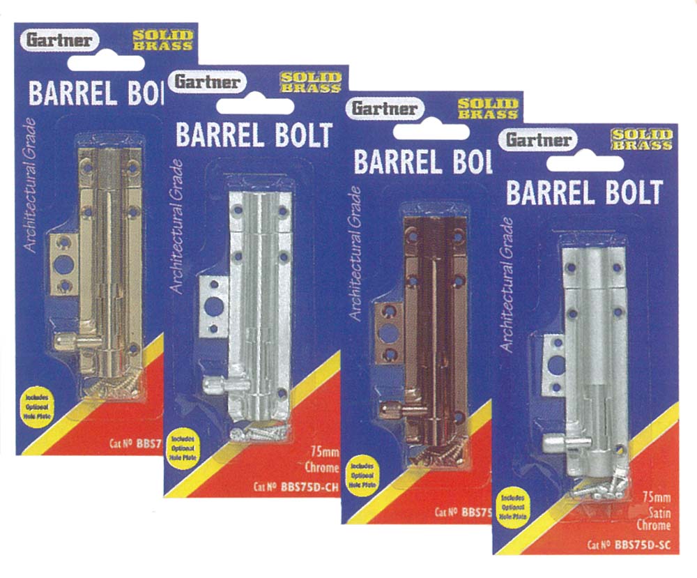 Barrelbolt Stndrd 150mm Chrome