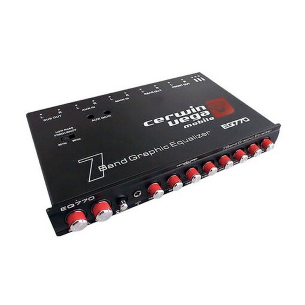 Cerwin Vega Series 7 Band Parametric Equalizer W/ Aux input