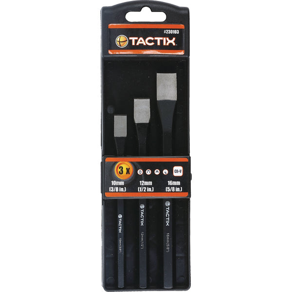 Tactix Cold Chisel 3Pc Set