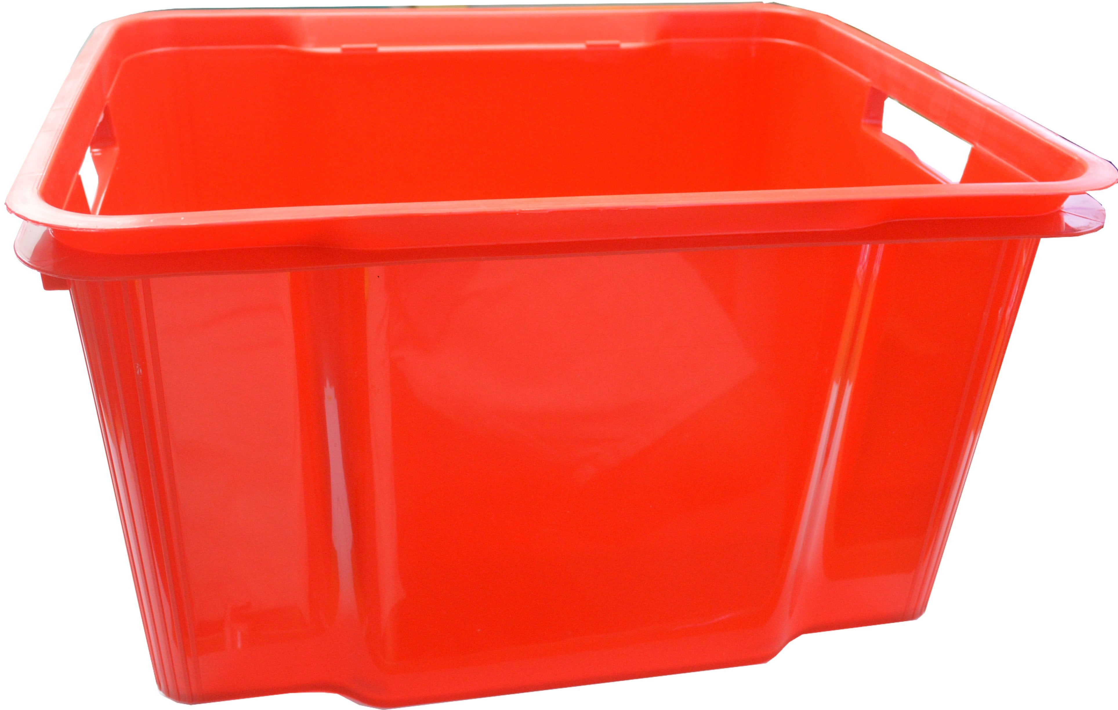 Redback Plastic Gear/Hobby Box - Red 430mm x 350mm x 250mm