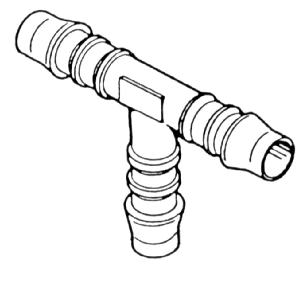 Norma Equal T Push-On Connector 8mm Id Hose Order in 10s ONLY