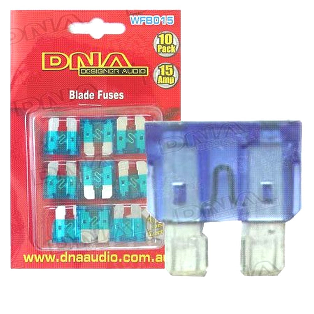 Blade Fuses 15 Amp Fuse 10 Pack