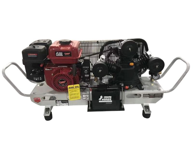 Base Mounted Petrol Compressor 8Hp