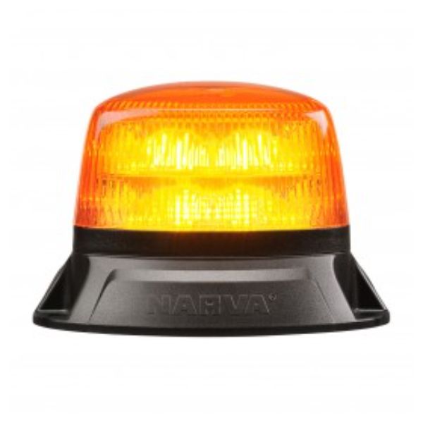 Aerotech Short Amber Led Strobe Flange Base