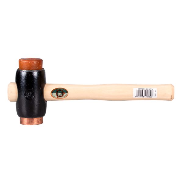 THOR #216 #4 COPPER/RAWHIDE HAMMER - 50mm