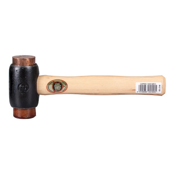 THOR #214 #3 COPPER/RAWHIDE HAMMER - 45mm