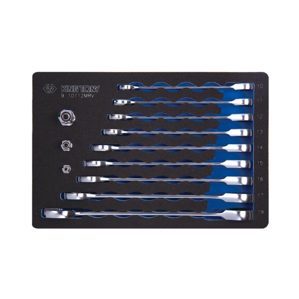 King Tony 12Pc.Combination Speed Wrench Set Metric For Tool Chest & Trolley