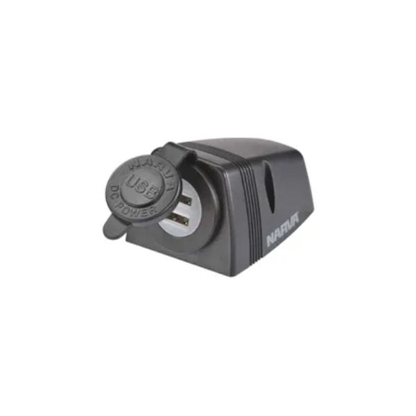 Narva Power Access Hd Duel Usb Surface Socket