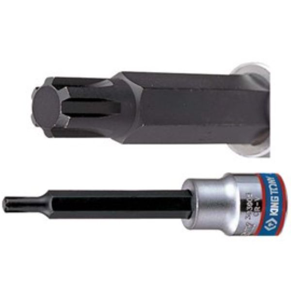 King Tony 3/8Dr M10 Ribe Bit Socket