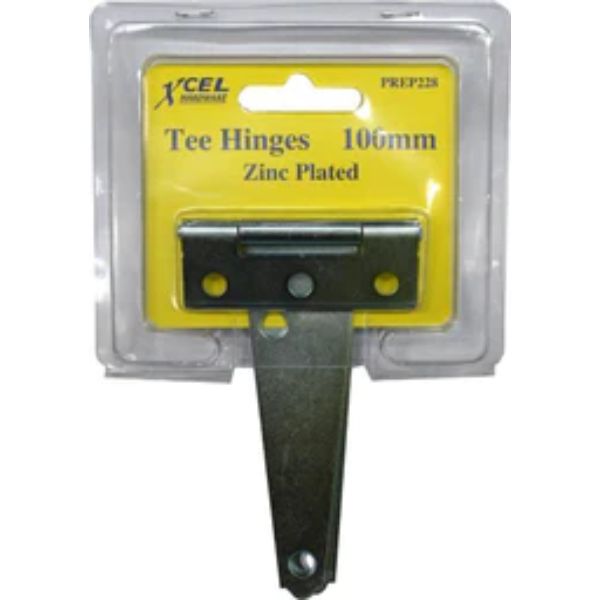 Xcel T-Hinges ZP 2-pce 100mm Carded