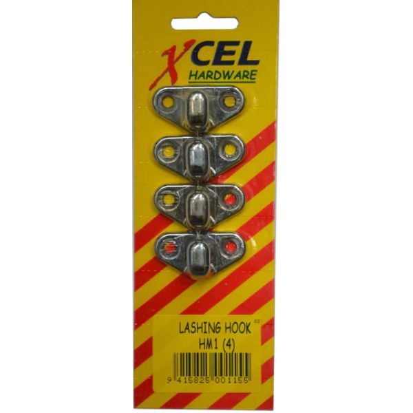 Xcel Lashing Hooks 4-pce HM1 Carded