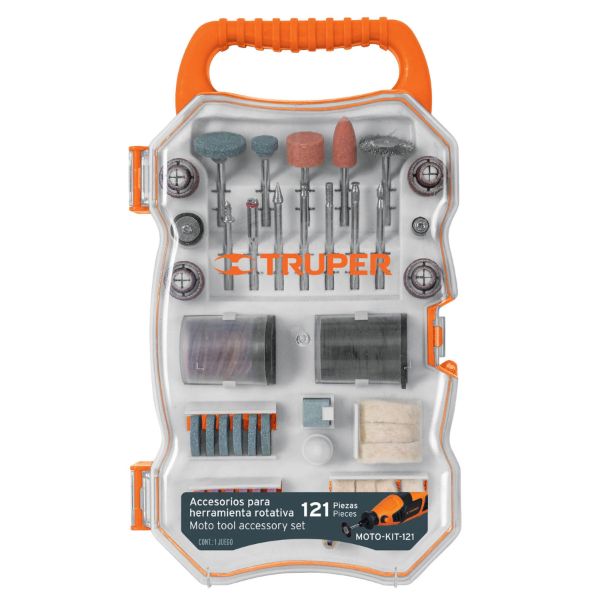 Truper Rotary Tool Accssory Kit 121 Pce 100757