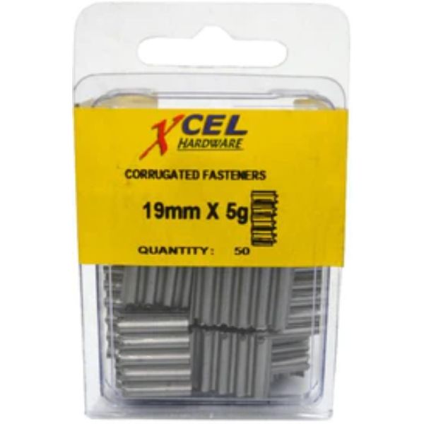 Prepax Corrugated Fasteners 50-pce 19mm x 5