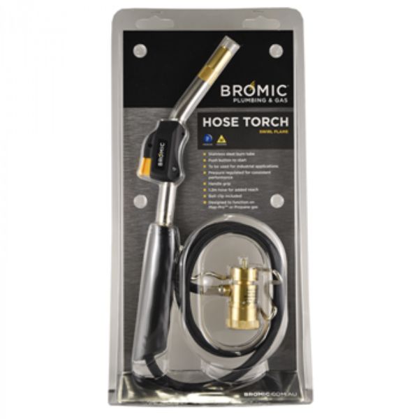 Bromic 1.2m Gas Hose and Torch Map-Pro/Propane