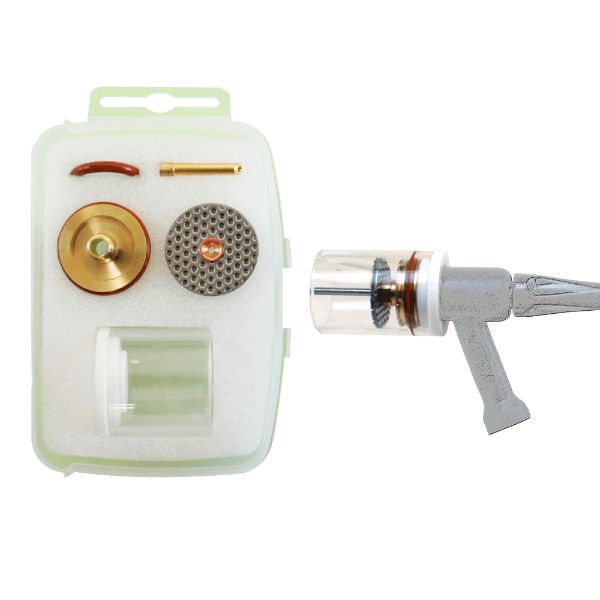 Pyrex Gas Lens Kit 17 18 26 Torch 1.6mm Medium Nozzle